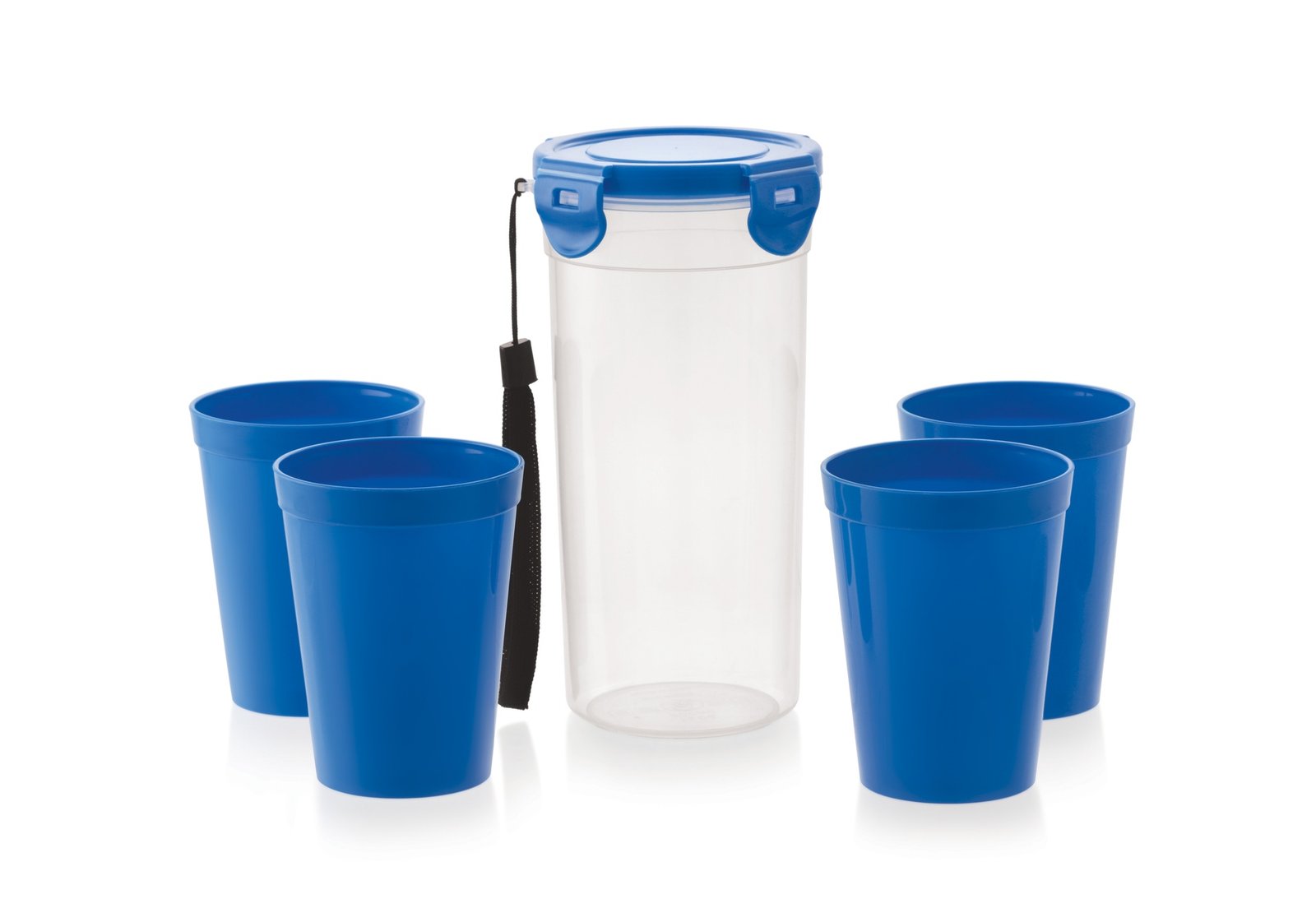 TUMBLER CONTAINER W 4 GLASS – American Colors